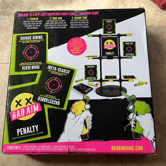 wilder toys | Games | Wilder Games Bad Aim Party Game The Hilarious Truth Or Dare Shootout ...